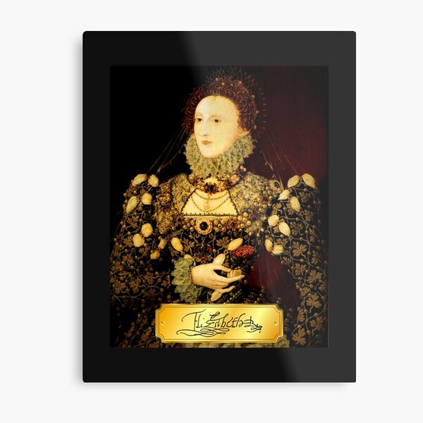 "Elizabeth I, Queen of England, Phoenix Portrait, c1575 with Signature ...