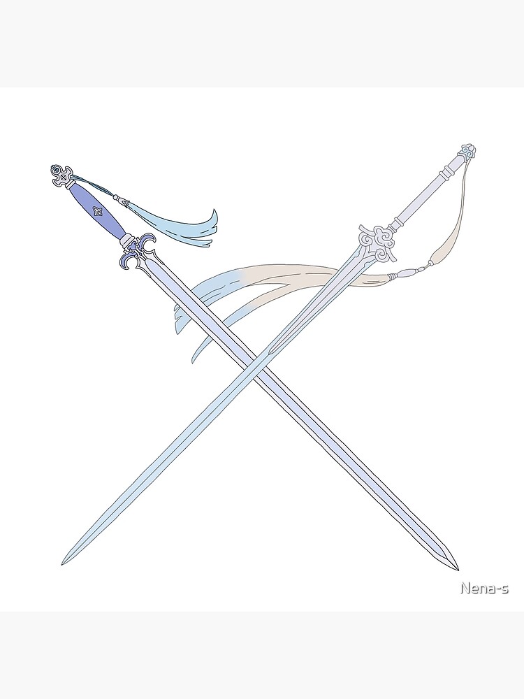 "TWIN JADES OF LAN - bichen and shuoyue: lan wangji x lan xichen swords ...