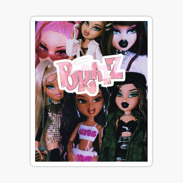 "Bratz collage" Sticker by lunaunii | Redbubble