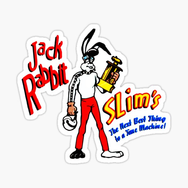 Jack Rabbit Slims Stickers | Redbubble