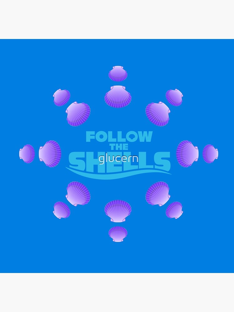 "Follow the Shells – Purple are my favourite!" Poster by glucern ...