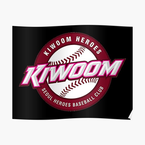 "Kiwoom Heroes KBO Logo " Poster for Sale by kristybetz | Redbubble