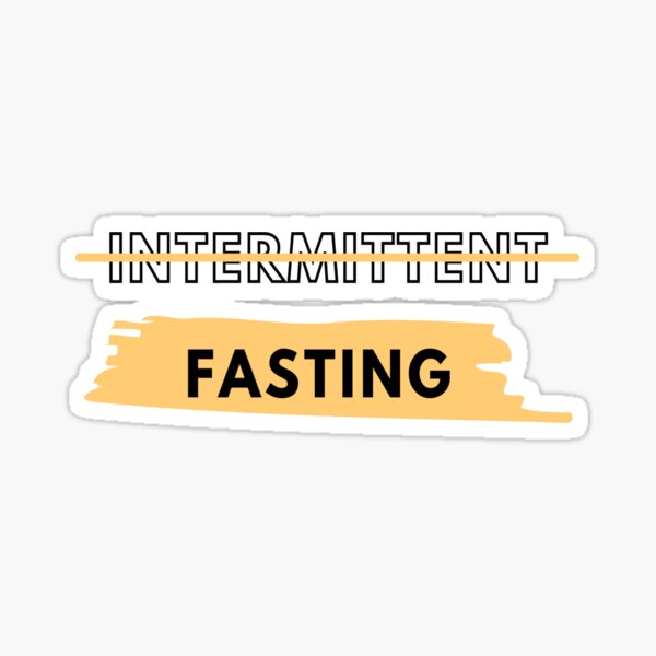 "Not Intermittent Fasting" Sticker by BasicIslamic | Redbubble