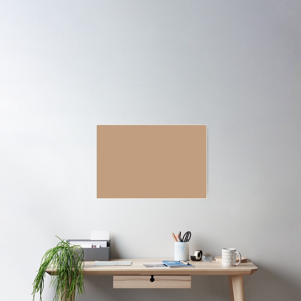 "Canoe Light Brown Solid Color Single Accent Shade / Hue Coordinates w ...