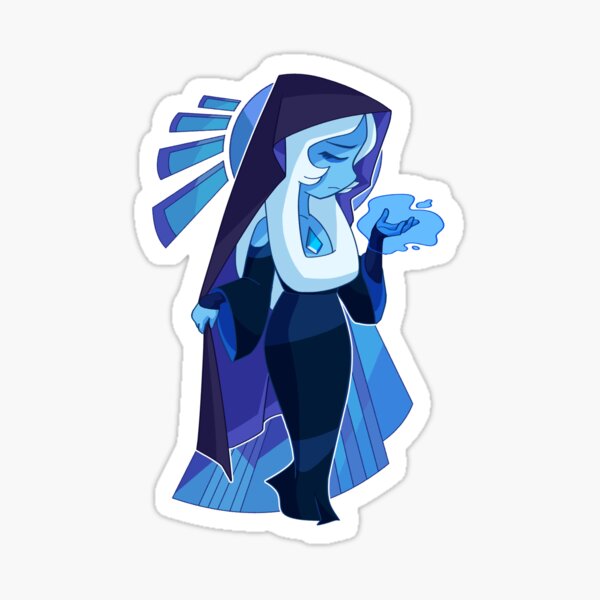 "Mural Chibi Blue Diamond" Sticker for Sale by LucyJung | Redbubble