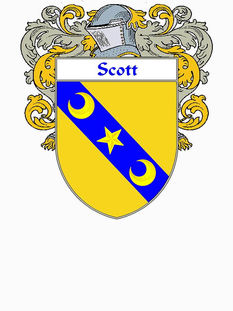"Scott Coat of Arms / Scott Family Crest" T-shirt by IrishArms | Redbubble