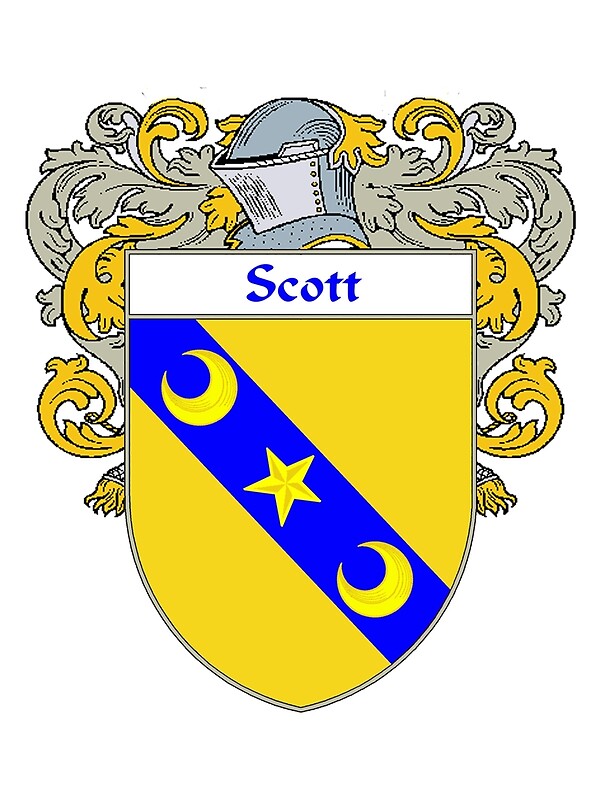 "Scott Coat of Arms / Scott Family Crest" by William Martin | Redbubble