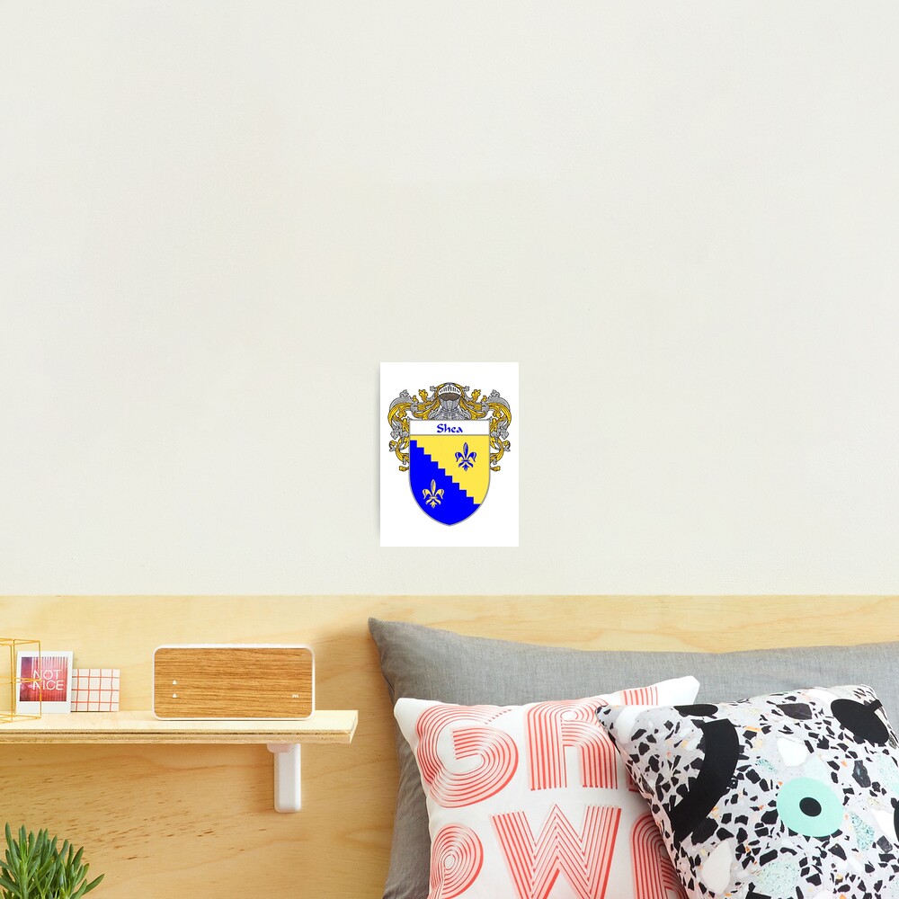 "Shea Coat of Arms / Shea Family Crest" Photographic Print by IrishArms ...