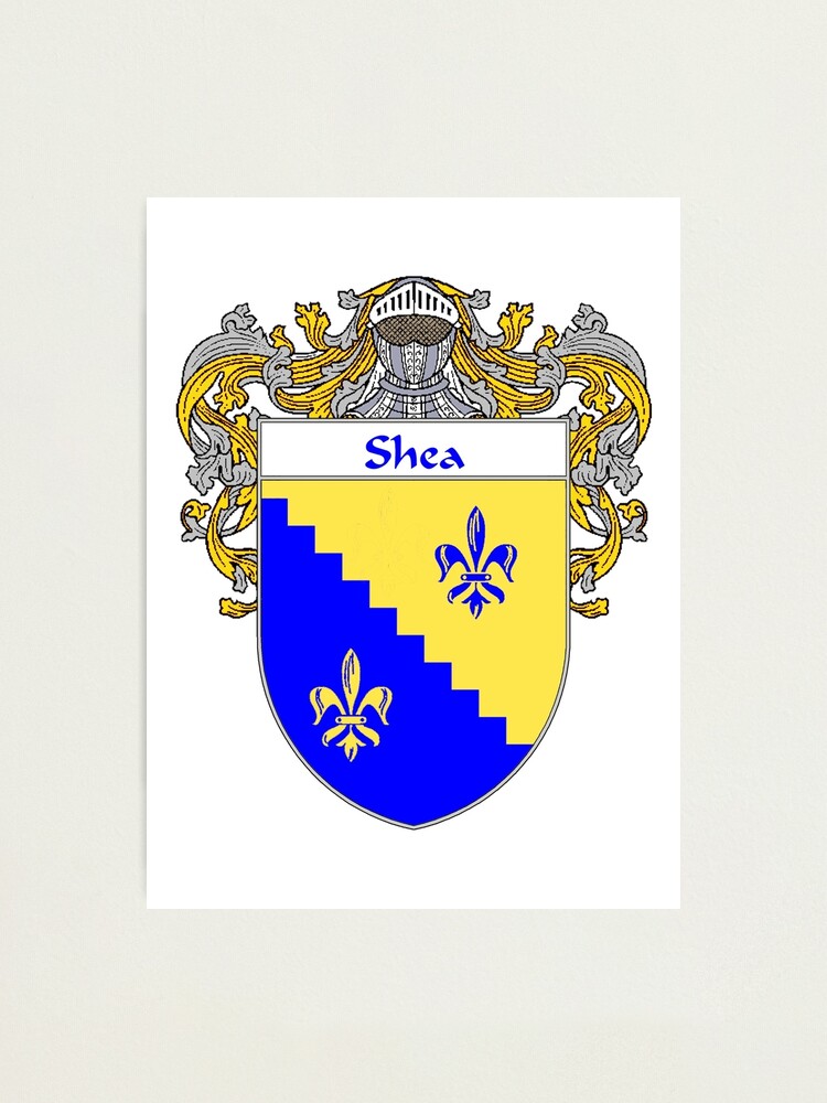 "Shea Coat of Arms / Shea Family Crest" Photographic Print by IrishArms ...