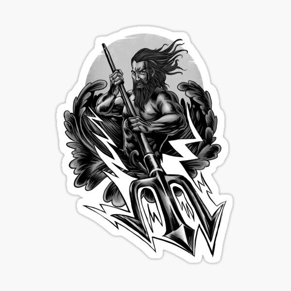 "poseidon" Sticker by barmalisiRTB | Redbubble