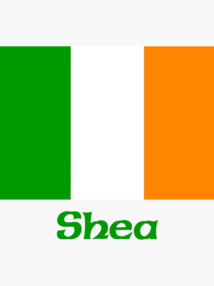 "Shea Irish Flag" Sticker for Sale by IrishArms | Redbubble
