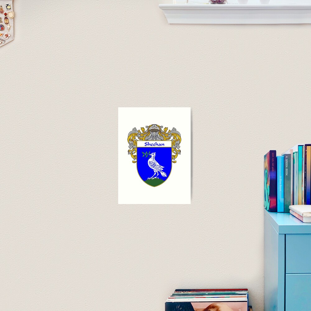 "Sheehan Coat of Arms / Sheehan Family Crest" Art Print by IrishArms ...