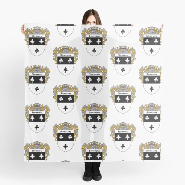 "Simmons Coat of Arms / Simmons Family Crest" Scarf by IrishArms ...