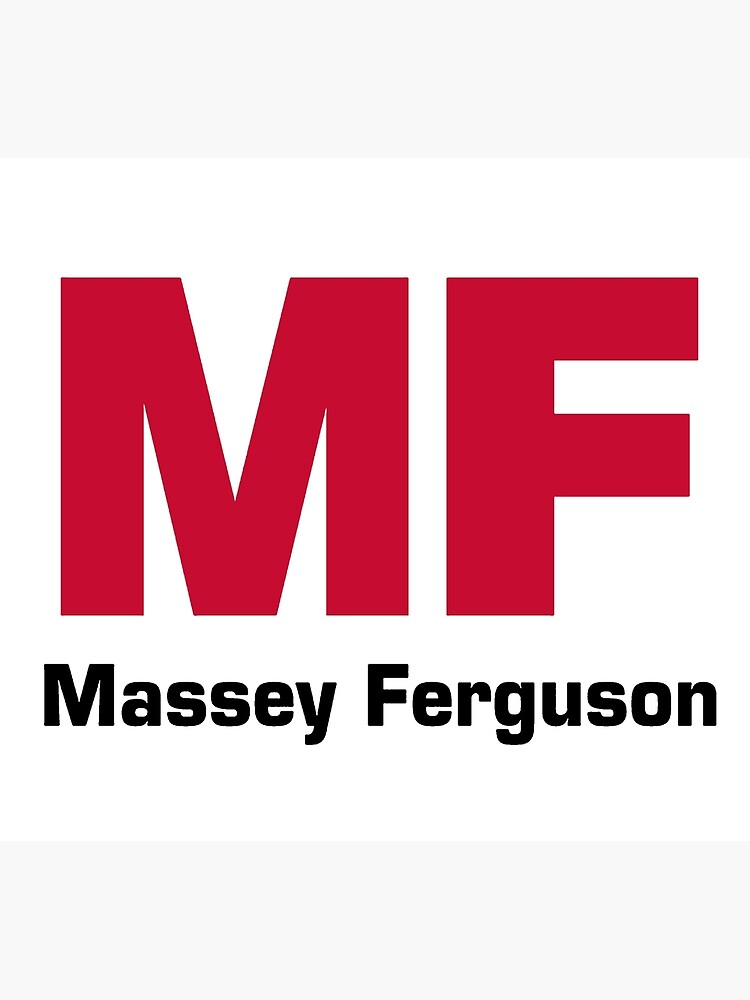 "TRACTORS-MASSEY FERGUSON LOGO" Art Print for Sale by kiaadam | Redbubble