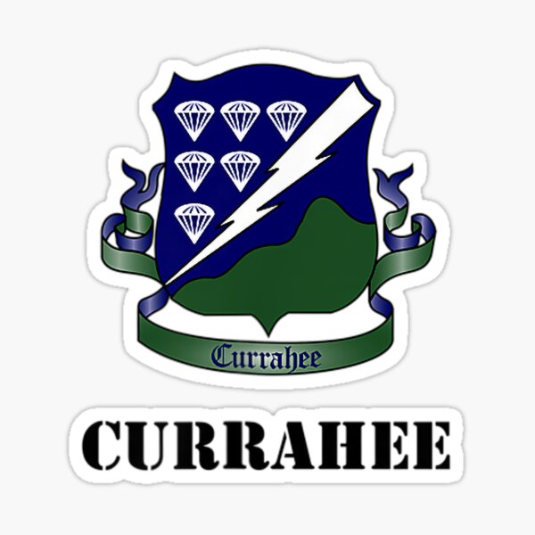 "101st Airborne 506th PIR DUI Currahee White " Sticker for Sale by ...