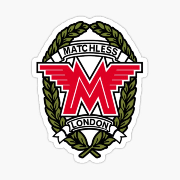 "Matchless Motorcycles" Sticker for Sale by ashleygaz | Redbubble