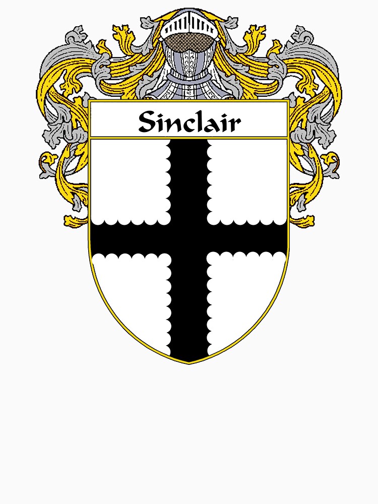 "Sinclair Coat of Arms / Sinclair Family Crest" T-shirt by IrishArms ...