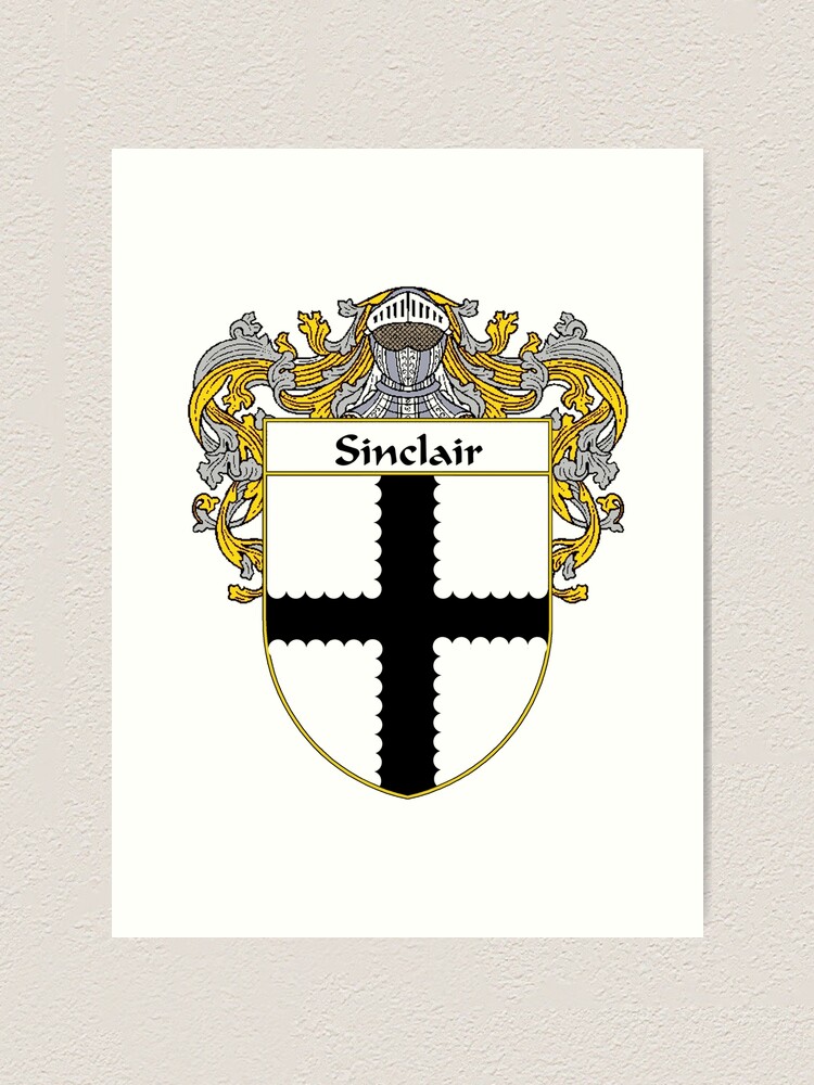 "Sinclair Coat of Arms / Sinclair Family Crest" Art Print for Sale by ...