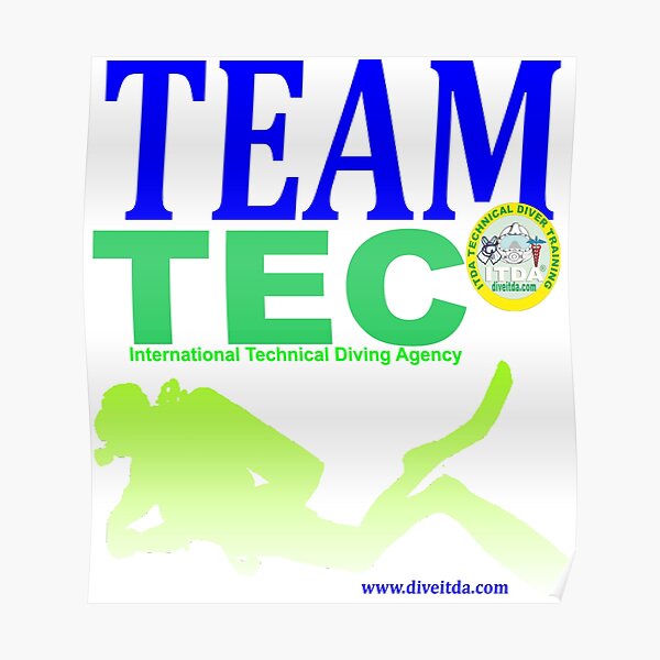 "Team Technical ITDA" Poster by itda-store | Redbubble