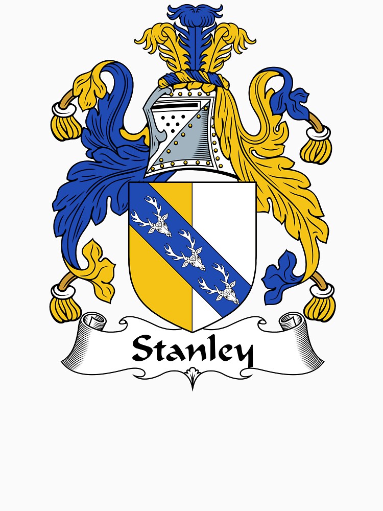 "Stanley Coat of Arms / Stanley Family Crest" T-shirt for Sale by ...