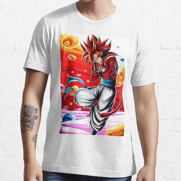 "Gogeta ssj4" T-shirt for Sale by Abyllion-art | Redbubble | gogeta t ...