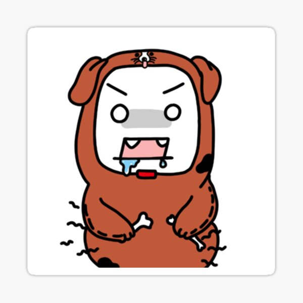 "Moru dog " Sticker by MoruDaily | Redbubble
