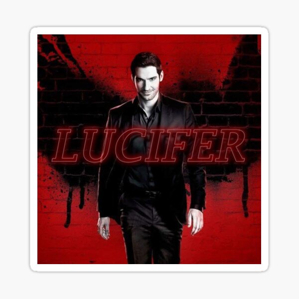 "Lucifer - The devil" Sticker by FrancescaNasta | Redbubble