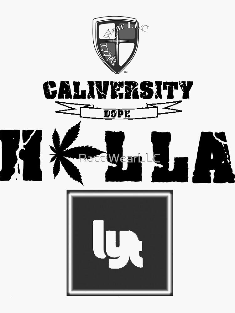 "Hella Lyt" Sticker by RacciWearLLC | Redbubble