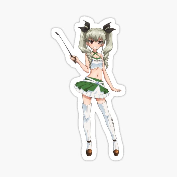 "Girls und Panzer Anchovy Full Body #2" Sticker for Sale by thePeachPit ...