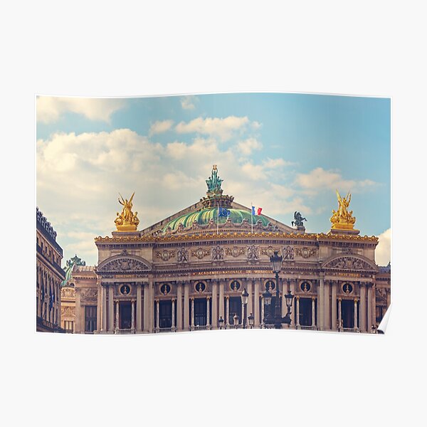 "Palais Garnier Paris Opera" Poster for Sale by MAlexandraPhoto | Redbubble