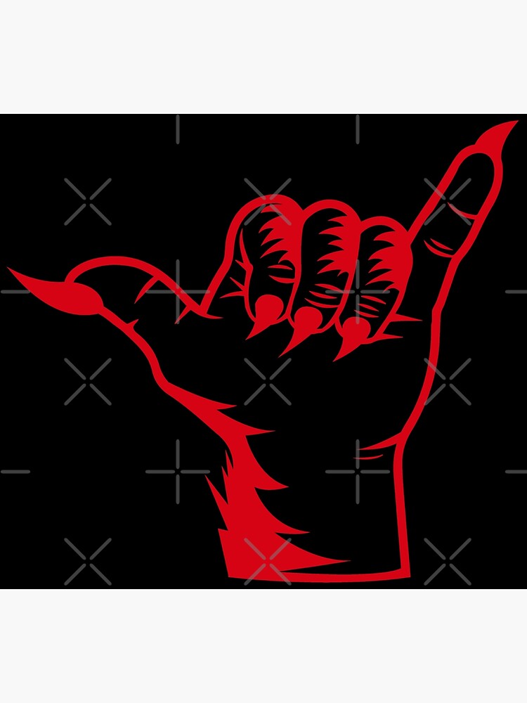 "Werewolf Hang Loose Shaka Hand Gesture Beast Wolf Bear Sign ...