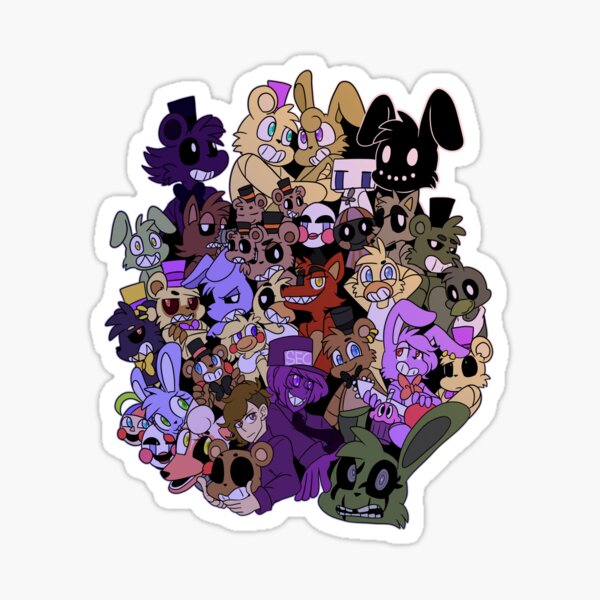 Five Nights At Freddys Stickers | Redbubble
