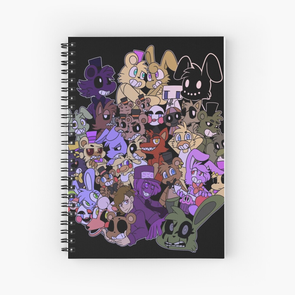 "FNAF " Spiral Notebook for Sale by Haifisch-Chan | Redbubble