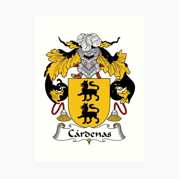 " Cardenas Coat of Arms/Family Crest" Art Print by carpediem6655 ...