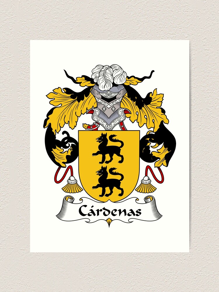 " Cardenas Coat of Arms/Family Crest" Art Print by carpediem6655 ...