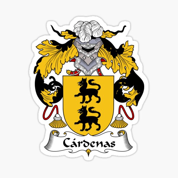 " Cardenas Coat of Arms/Family Crest" Sticker for Sale by carpediem6655 ...