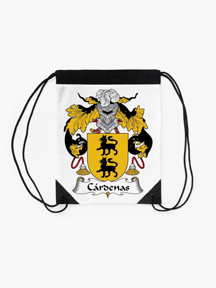 " Cardenas Coat of Arms/Family Crest" Drawstring Bag for Sale by ...