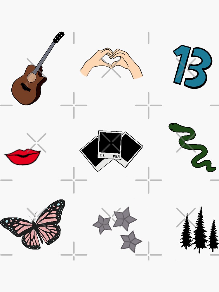 "Swiftie Stick Pack" Sticker for Sale by sarachavana | Redbubble