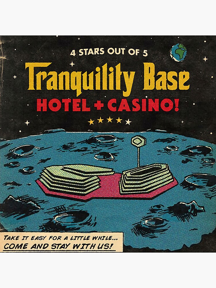 "Tranquility Base" Sticker for Sale by memilikimu | Redbubble