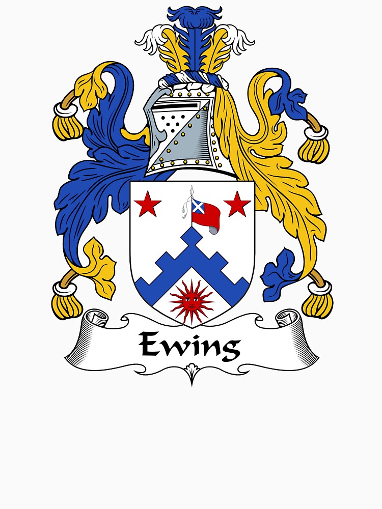 "Ewing Coat of Arms / Ewing Family Crest" T-shirt for Sale by ...