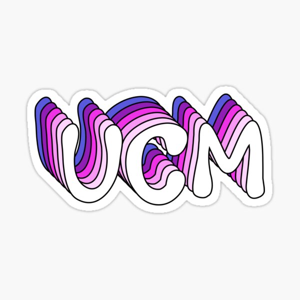 "UCM" Sticker for Sale by Cy1982 | Redbubble