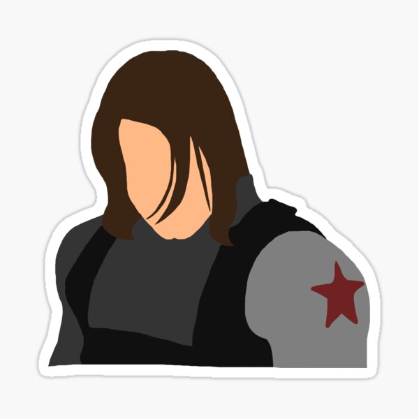 "The Winter Soldier" Sticker by acutequokka | Redbubble