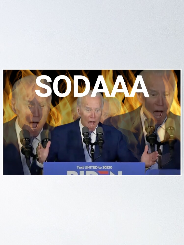 "Joe Biden Soda" Poster for Sale by rswel22 | Redbubble