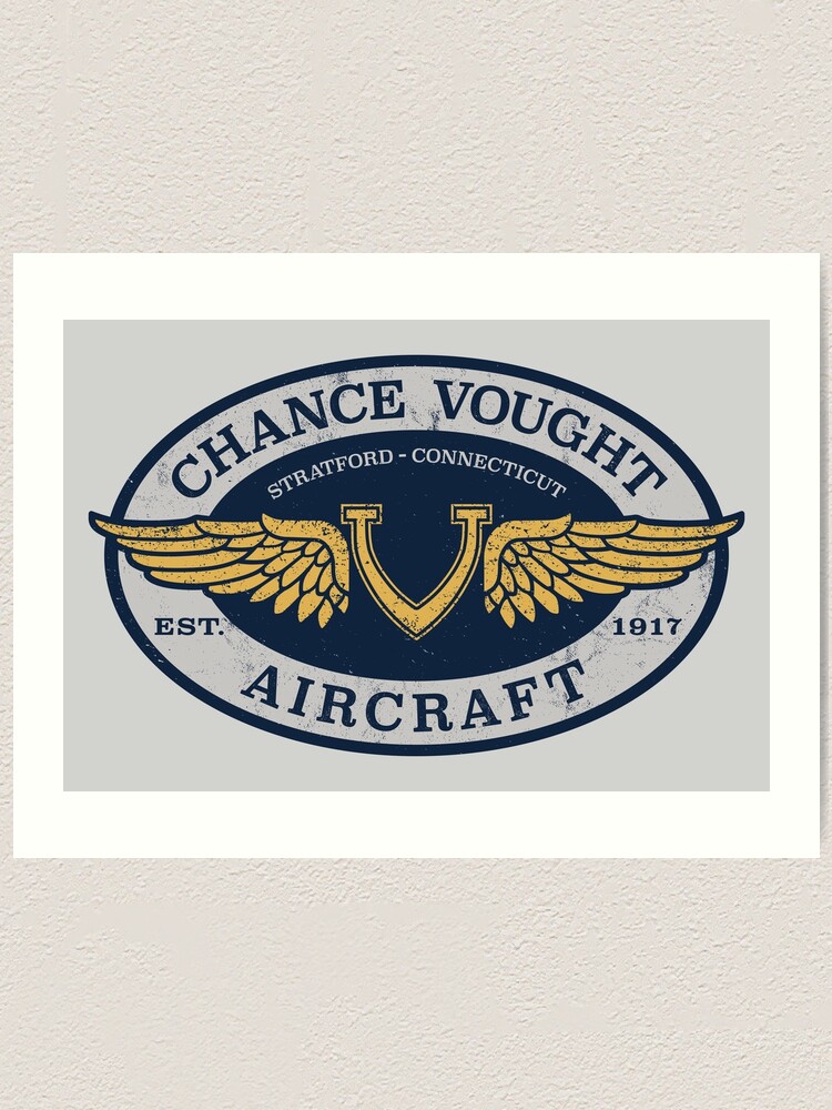 "Chance Vought Aircraft Logo" Art Print by 909Apparel | Redbubble