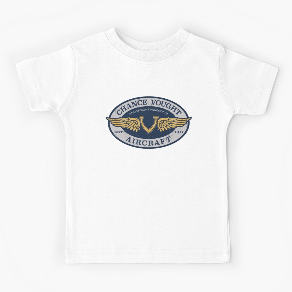 "Chance Vought Aircraft Logo" Kids T-Shirt by 909Apparel | Redbubble