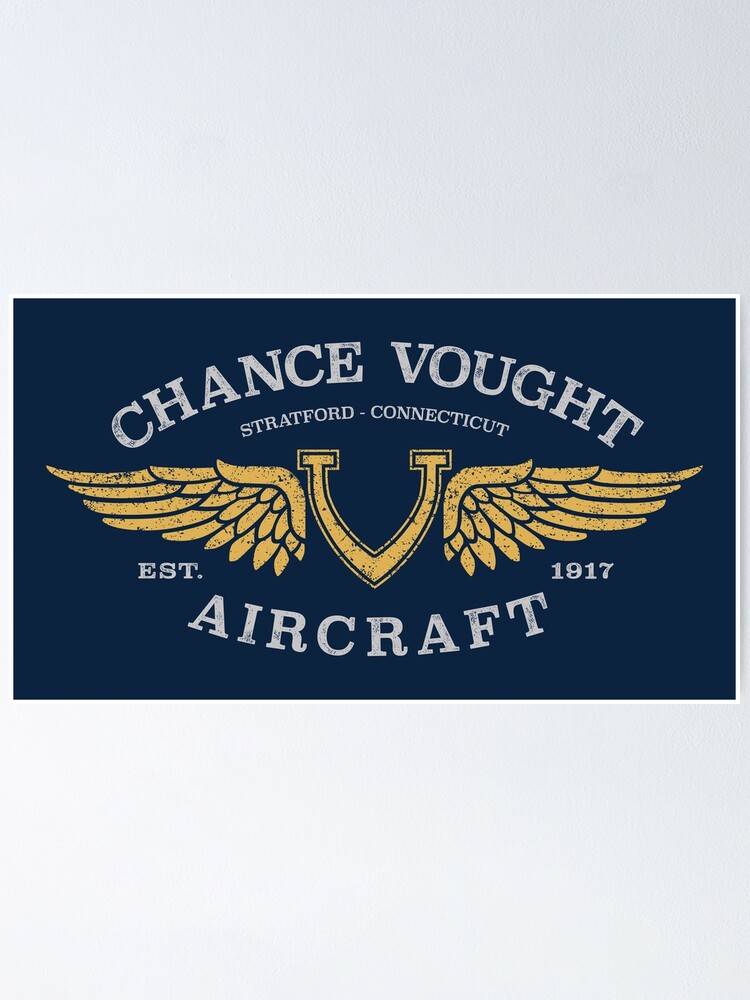 "Chance Vought Aircraft" Poster by 909Apparel | Redbubble