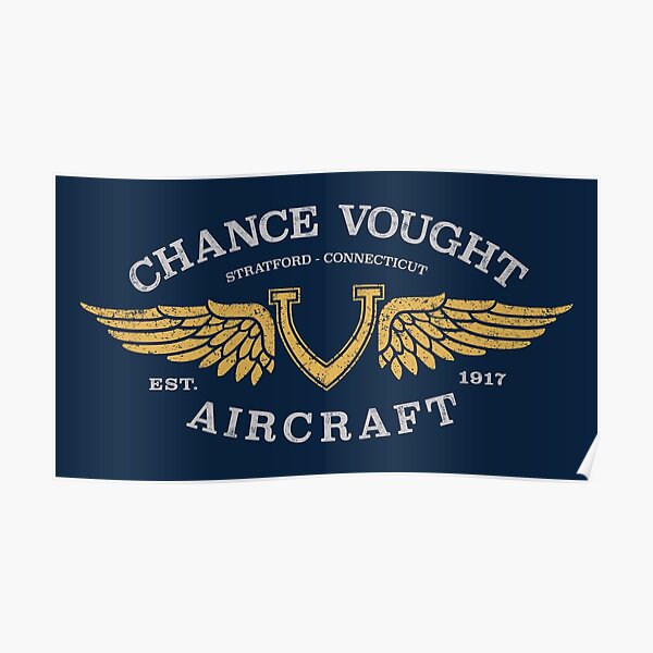 "Chance Vought Aircraft" Poster by 909Apparel | Redbubble