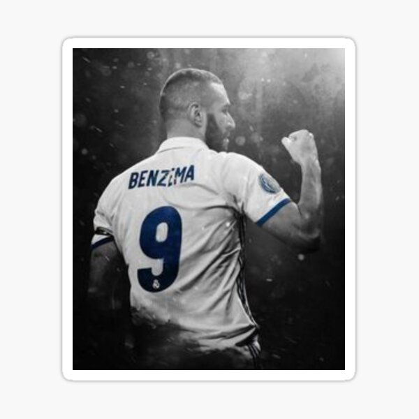 "Real Madrid Benzema" Sticker by sucre1 | Redbubble