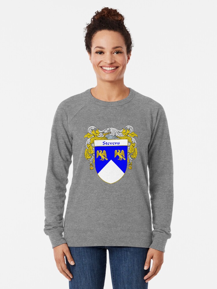 "Stevens Coat of Arms / Stevens Family Crest" Lightweight Sweatshirt ...