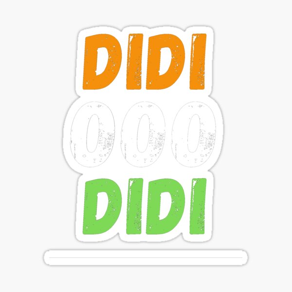 "Didi O Didi - Prime Minister Modi" Sticker for Sale by SDStudiosDesign ...